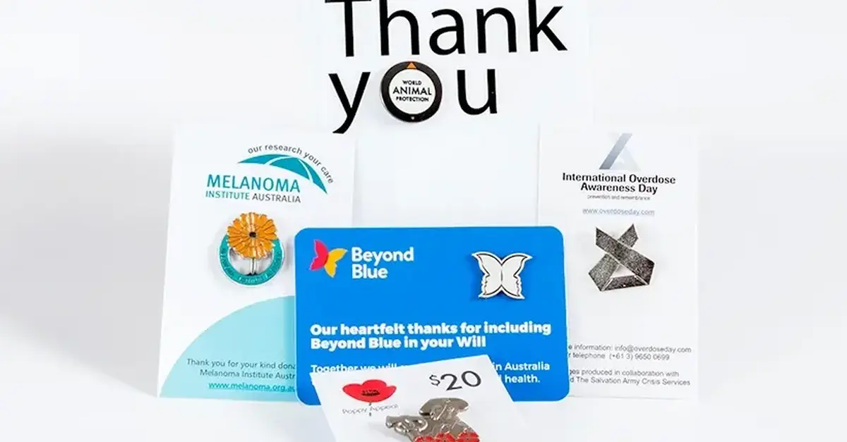Customized Charity Medallion and Pins- Cash's Awa | Cash's Awardsards